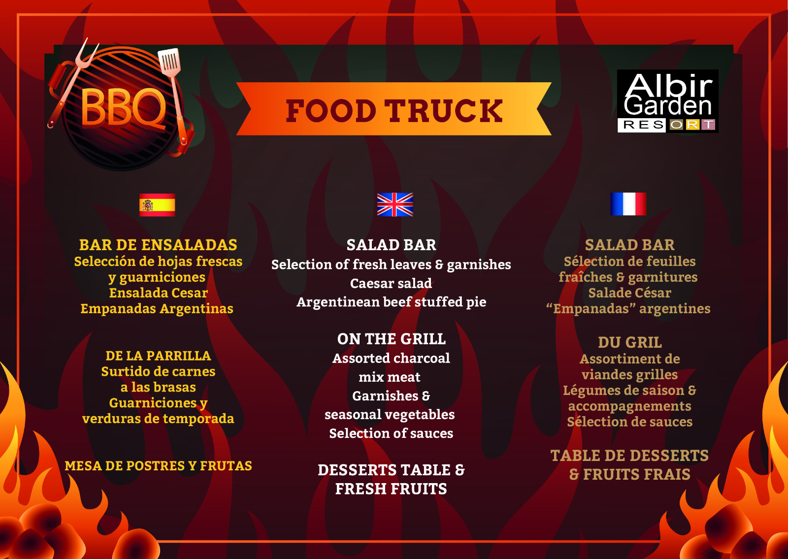 BBQ-FOOD TRUCK – Albir Garden